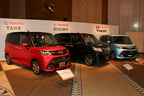 ダイハツとトヨタ、新型トール2BOX「トール」「ルーミー」「タンク」発表会 - Car Watch