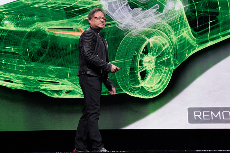 【GTC 2018】NVIDIA、VRのクルマを運転すると実車が動く新技術を公開。詳細は不明