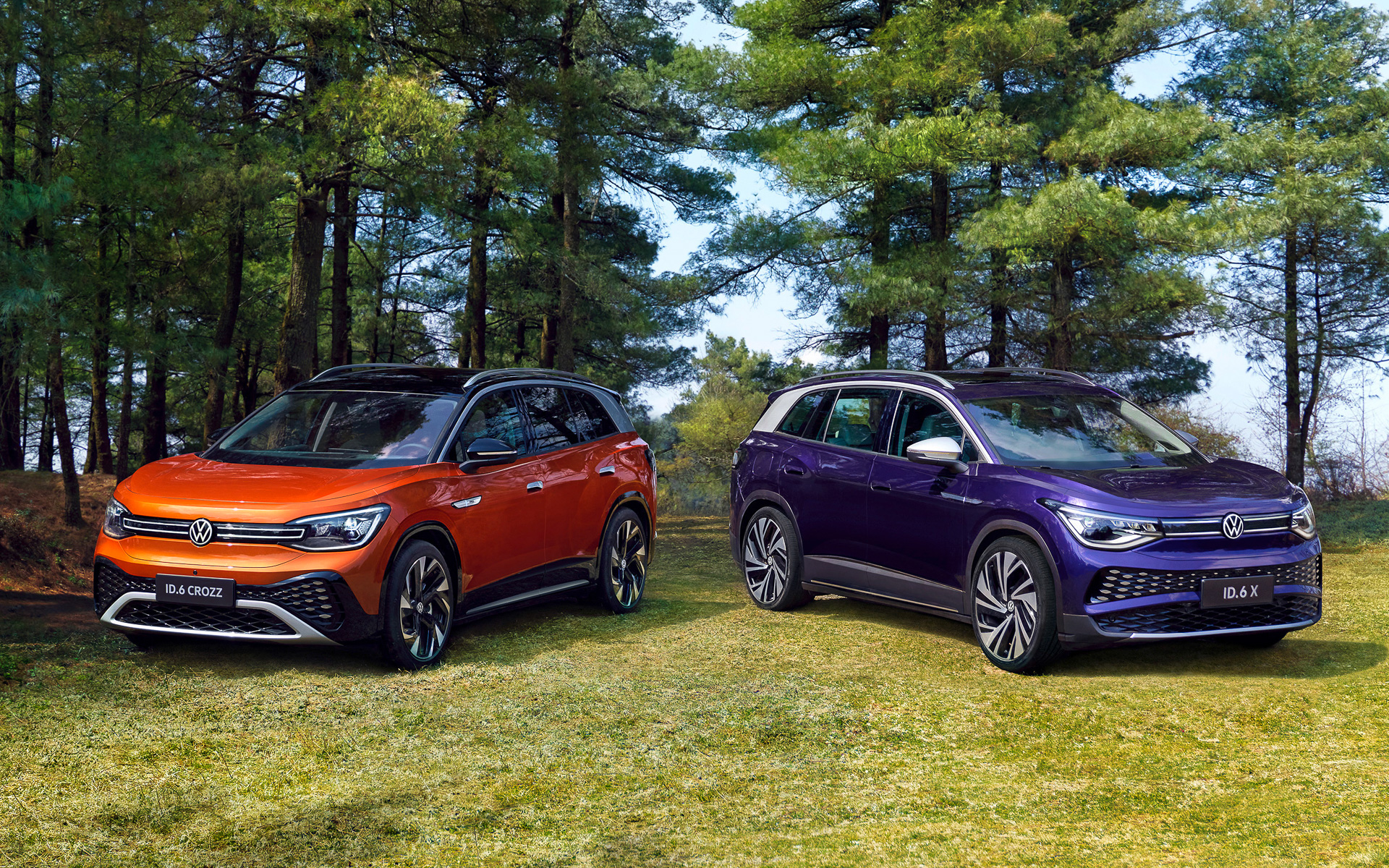 フォルクスワーゲン、7シーターSUVのEV「ID.6 CROZZ」「ID.6 X」公開 - Car Watch
