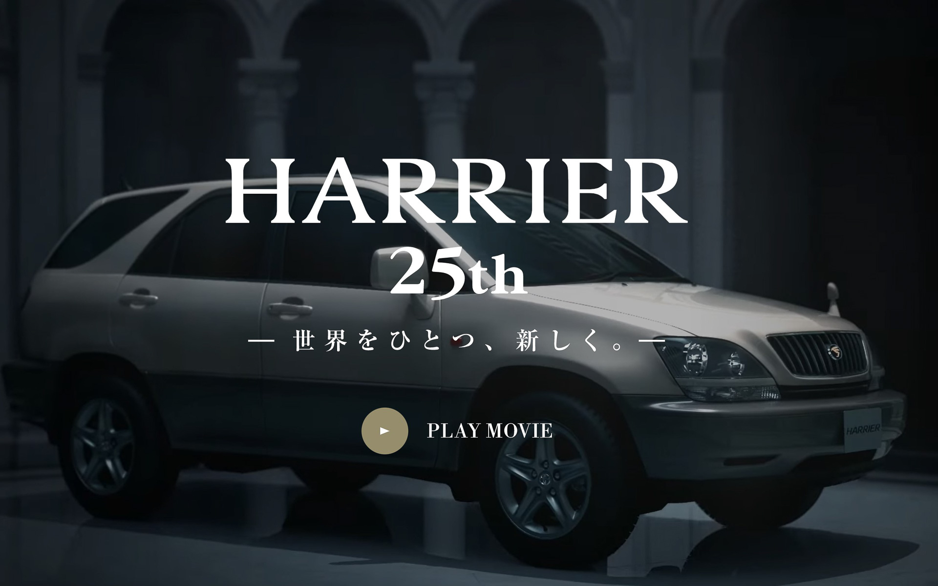 トヨタ、SUV「ハリアー25周年特設サイト」公開 小林可夢偉選手のPHEVインプレなど掲載 - Car Watch
