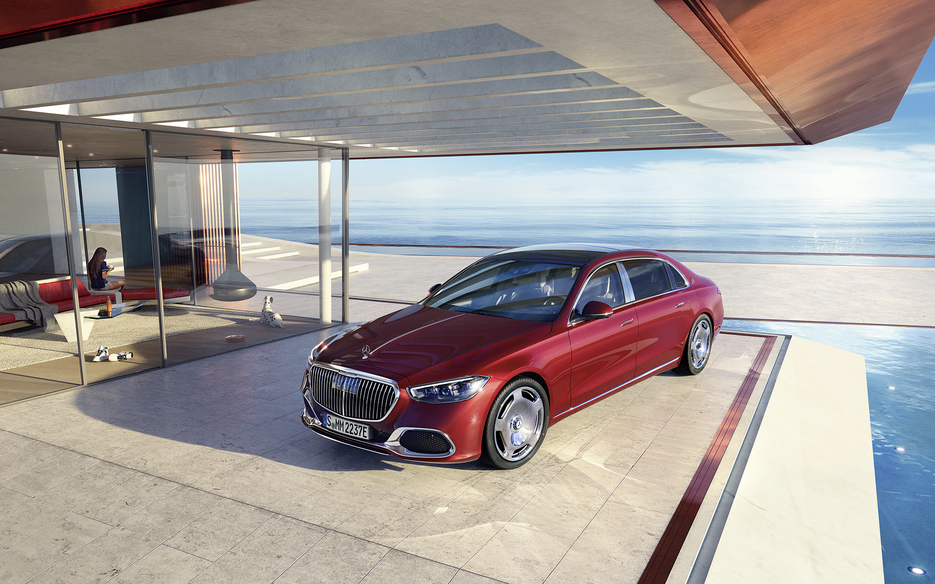 メルセデス・ベンツ、マイバッハ初のプラグインハイブリッド「メルセデス・マイバッハ S 580 e」 - Car Watch
