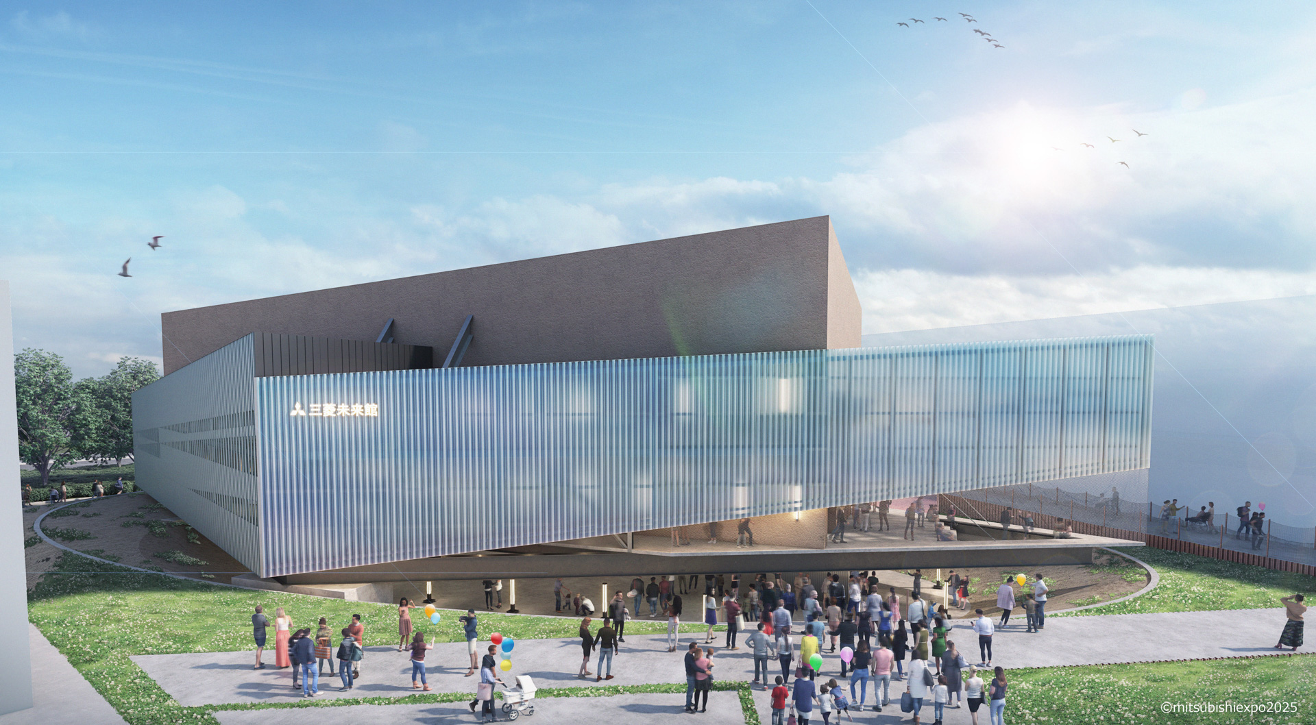三菱グループ31社、「三菱未来館」を大阪・関西万博へ出展 パビリオンデザイン公開 - Car Watch