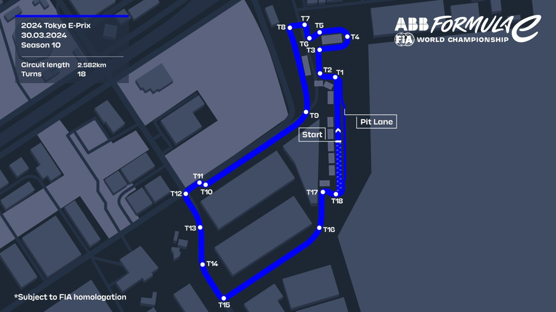 フォーミュラE、東京で公道レース初開催 2.582kmの東京ビッグサイトを囲むコースレイアウト発表 - Car Watch