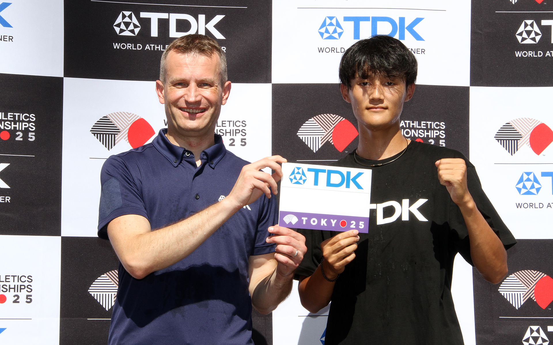 TDKアスリートアンバサダーに鵜澤飛羽選手が就任 「200mで日本人初の19秒台に入れるのが1番の目標」 - Car Watch