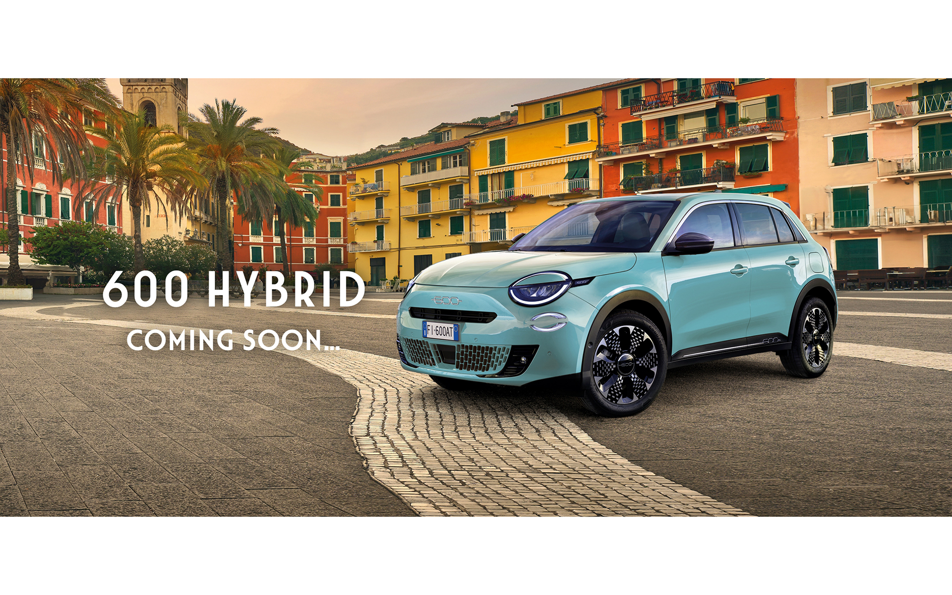 フィアット初のマイルドハイブリッド「600 ハイブリッド」を6月発売と予告 - Car Watch