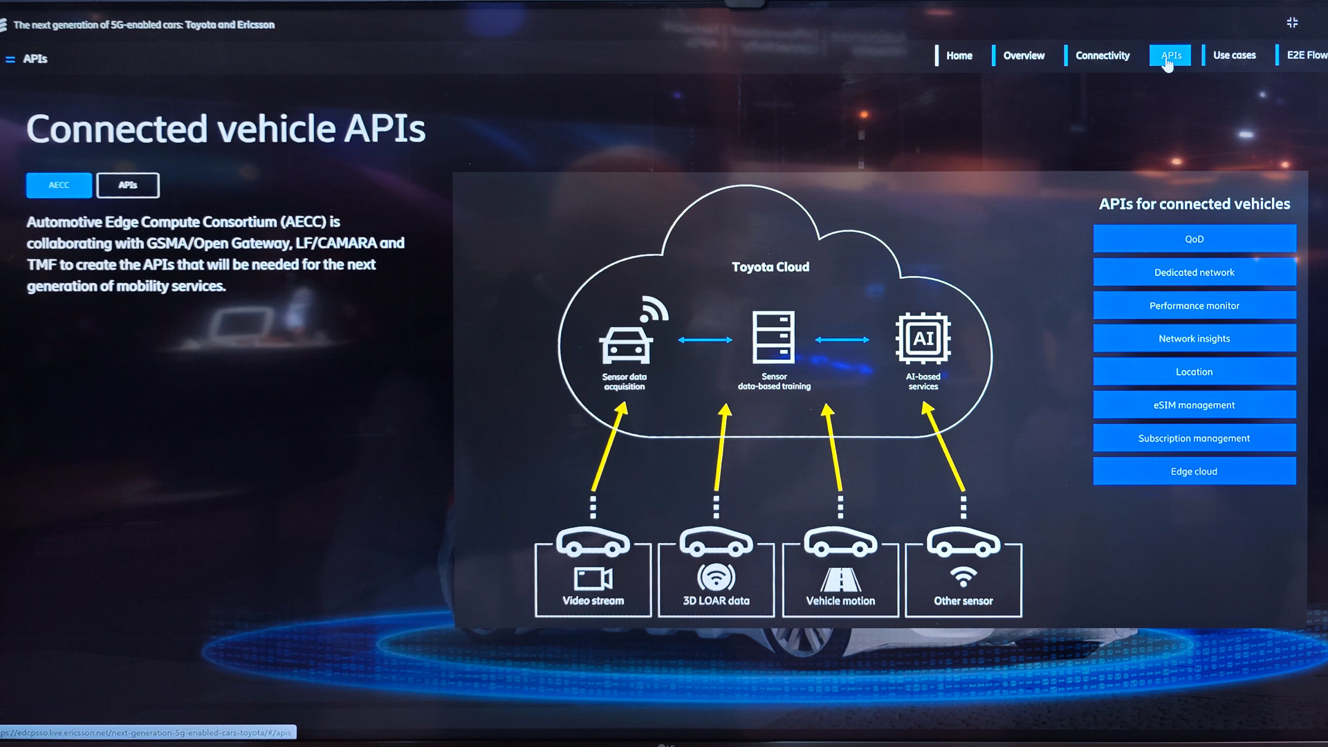 トヨタとKDDIが業界標準APIを利用した「常時接続アプリケーション（試作）」をモバイル展示会MWC25で公開 - Car Watch