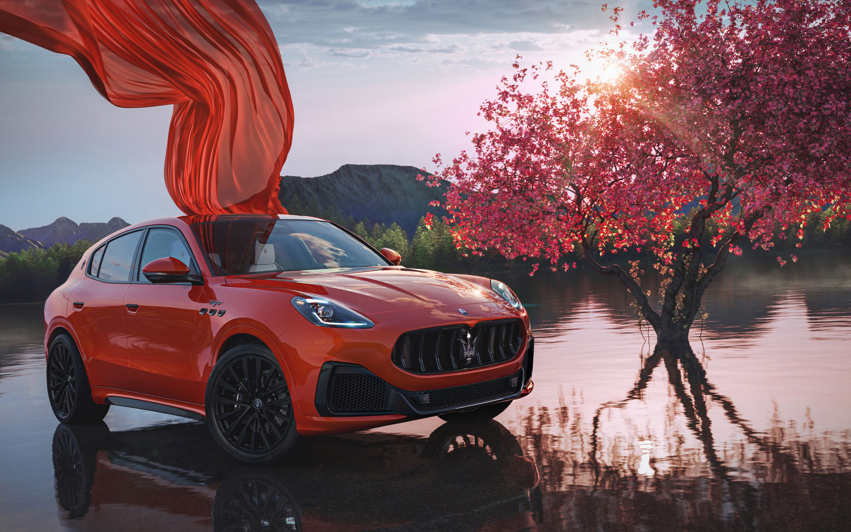 [画像]マセラティ、「グレカーレ」をカラフルなボディカラーで彩る新シリーズ「コロラータ」 / (2/2) - Car Watch