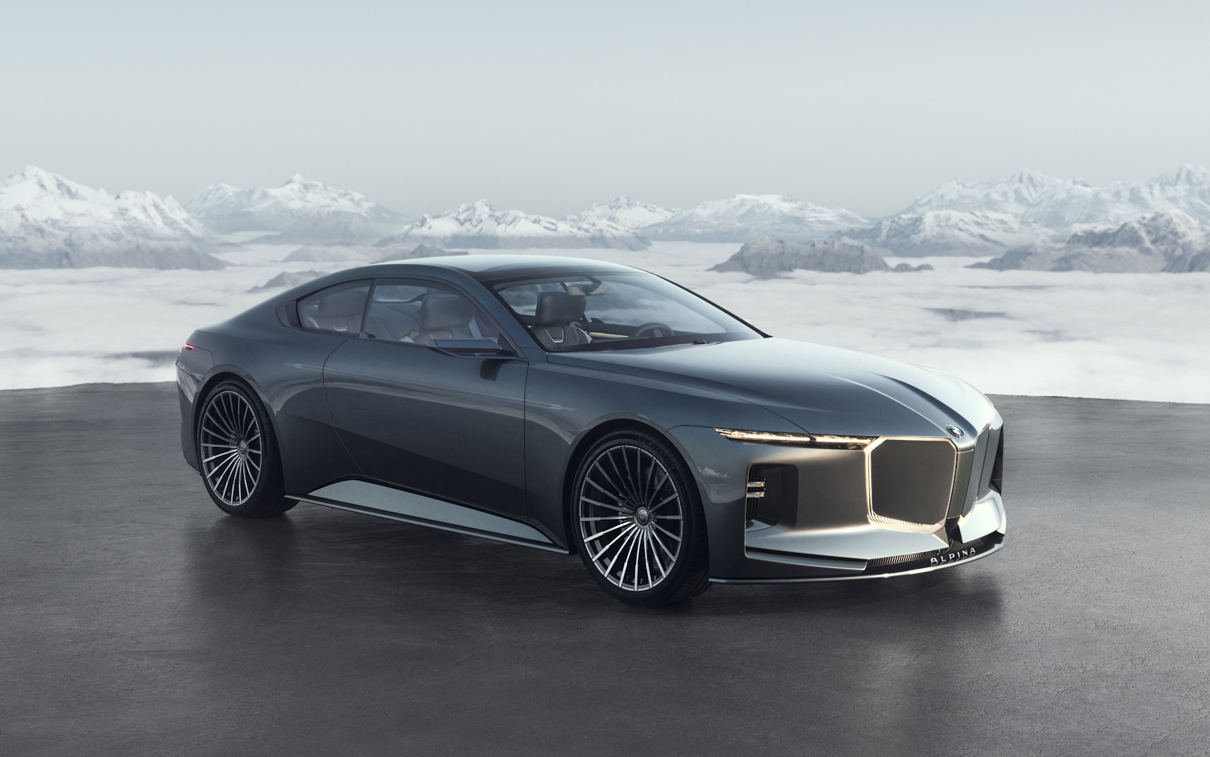 新生BMWアルピナが発進 内燃エンジン搭載のコンセプトカー「Vision BMW ALPINA」考察 - Car Watch