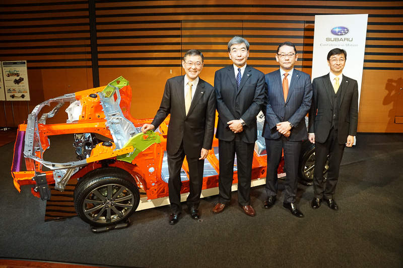 スバル、今秋発売の次期「インプレッサ」に採用する「SUBARU GLOBAL PLATFORM」公開 - Car Watch